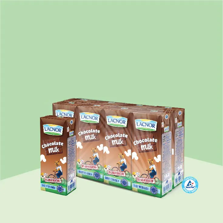 Lacnor Long Life Milk Chocoloate 180ml - Pack of 8 Buy Online at Best ...