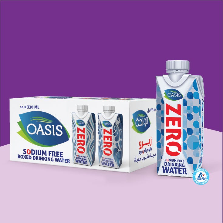 Oasis 330 ml Boxed Drinking Water Zero - Pack of 18 Buy Online at Best ...
